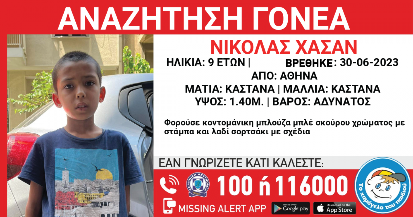 ΣΥΝΕΧΙΖΕΤΑΙ Η ΔΗΜΟΣΙΟΠΟΙΗΣΗ ΦΩΤΟΓΡΑΦΙΑΣ ΤΟΥ ΑΝΗΛΙΚΟΥ ΧΑΣΑΝ ΝΙΚΟΛΑ