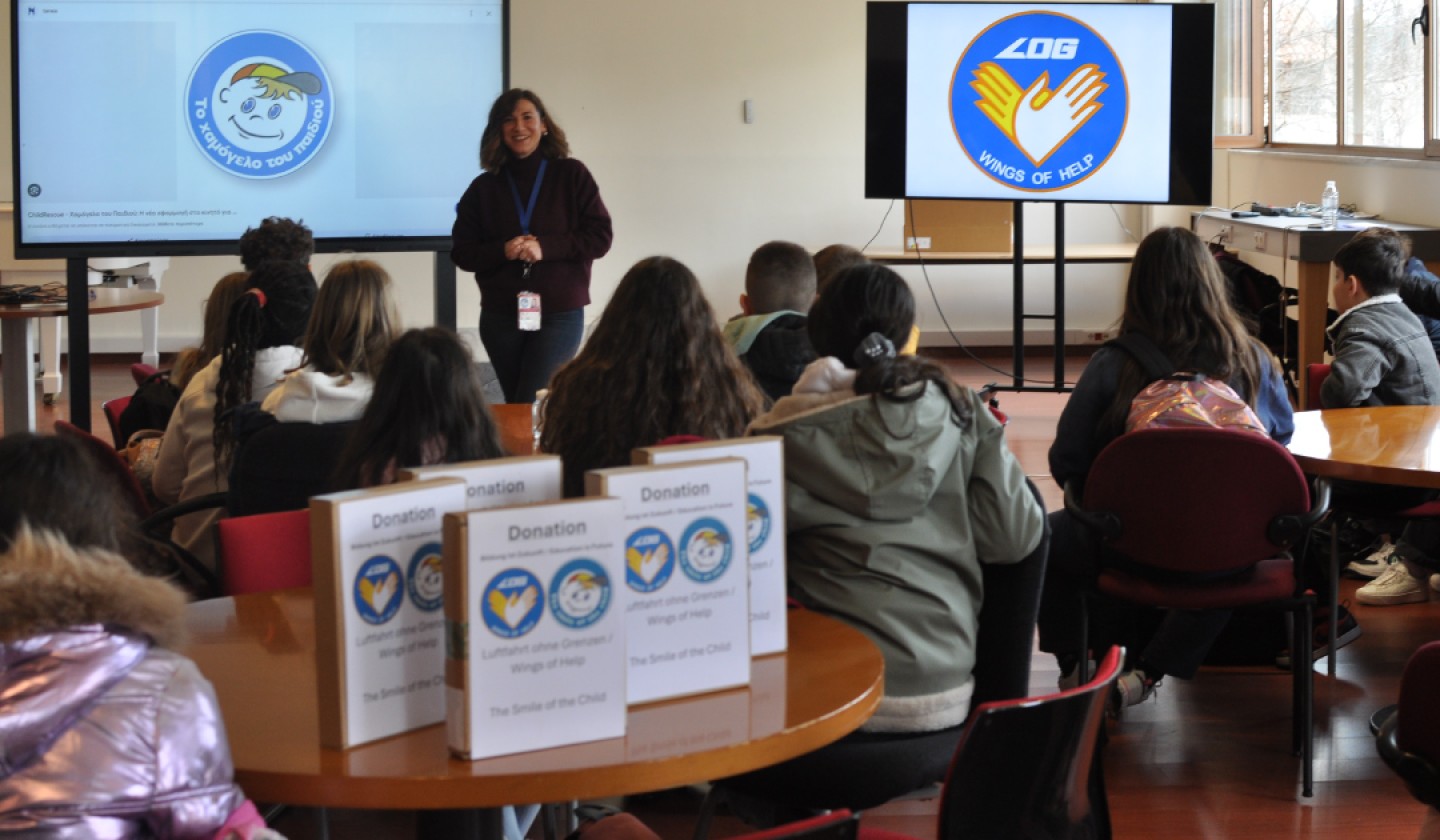 Visit to Greece by Mr. Frank Franke of Wings of Help